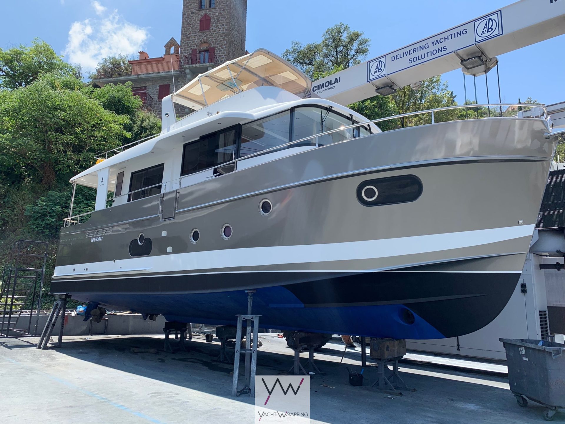 Swift Trawler 50 - Total covering - Yacht Wrapping
